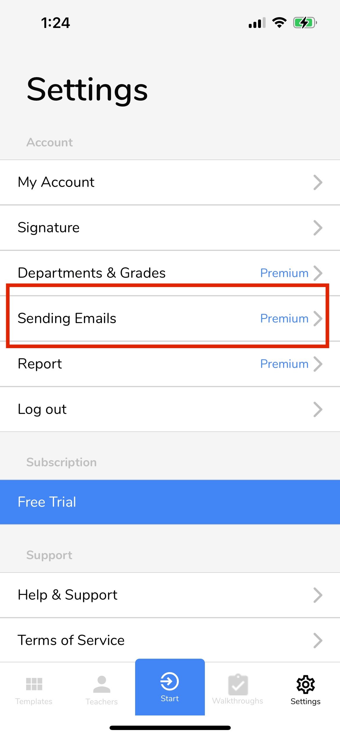 Set Up Email Sender for Completed Walkthroughs - Education Walkthrough ...